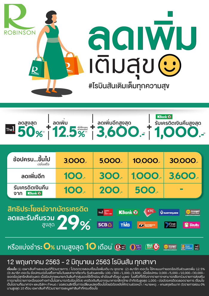 Brandbiznews - ROBINSON ONLINE ลดสุดปัง ให้นักช้อปออนไลน์แฟชั่นนิสต้า